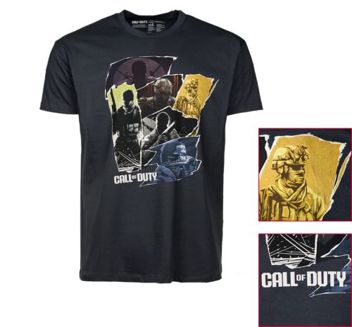 Call of Duty triko 2023 Keyart Collage Tee | Bílá myš